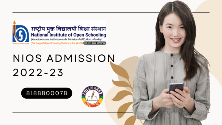 NIOS ADMISSION 2022-23 – Apply Now